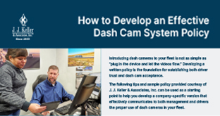 How to Develop an Effective Dash Cam Policy